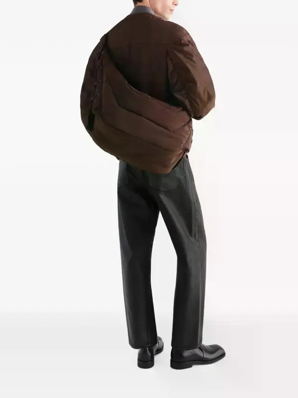 LEMAIRE Large Soft Game Bag In Nylon Canvas