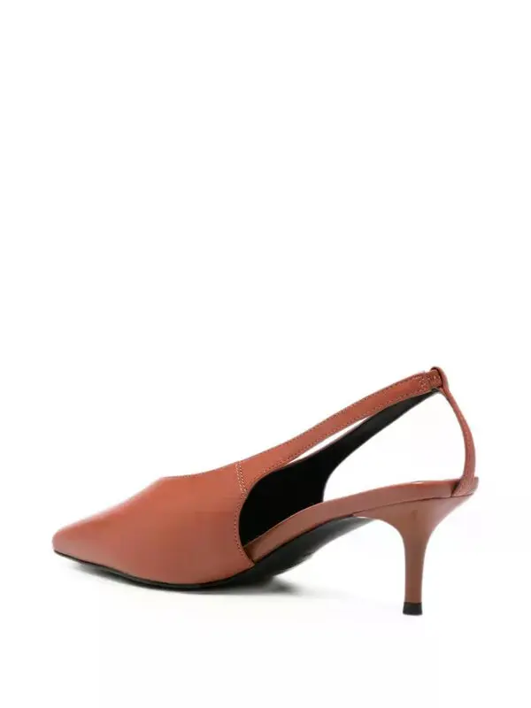 SERGIO MORETTI FIRENZE Pointed-toe Slingback Pumps