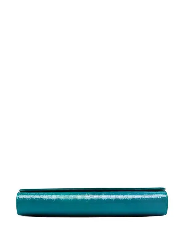Gucci Patent Leather Clutch Bag - Blue