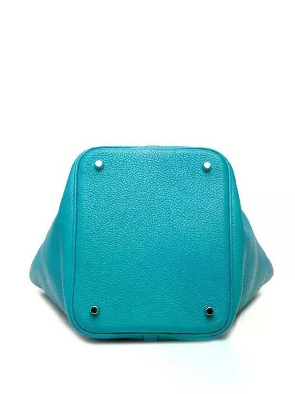Hermès 2014 Clemence Picotin Lock 22 Handbag - Blue