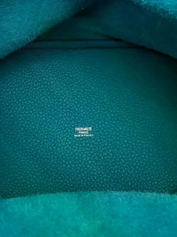 Hermès 2014 Clemence Picotin Lock 22 Handbag - Blue
