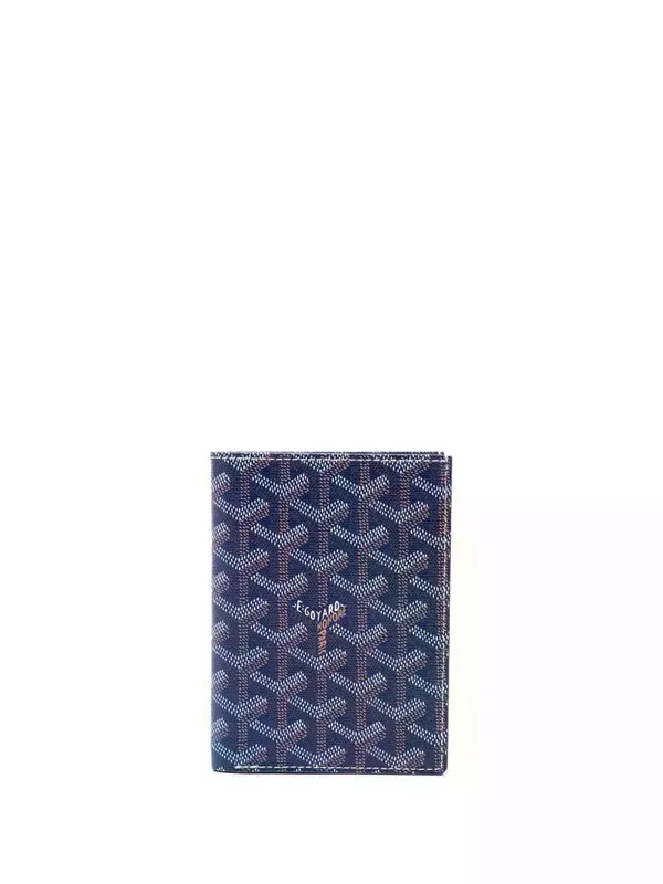 Goyard 2011 Goyardine Grenelle Passport Cover - Blue
