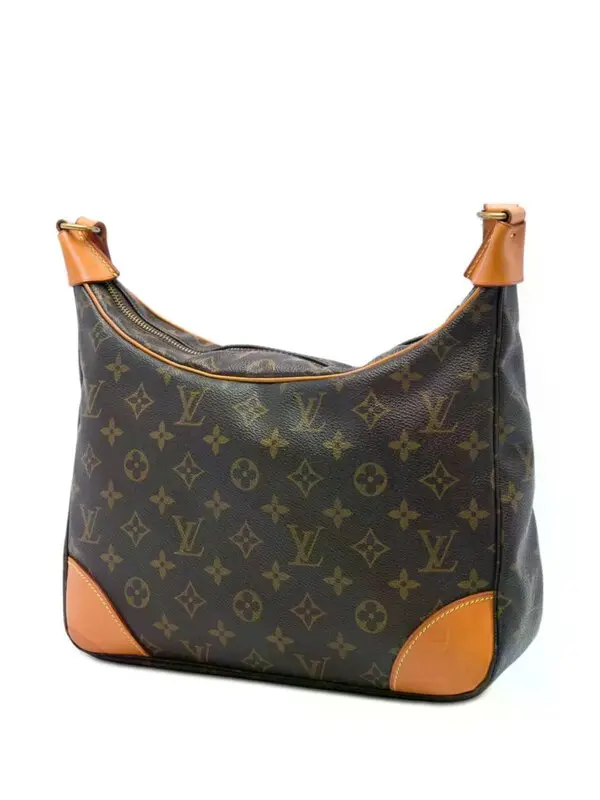 LOUIS VUITTON 1990 Monogram Boulogne 30 Shoulder Bag - Brown
