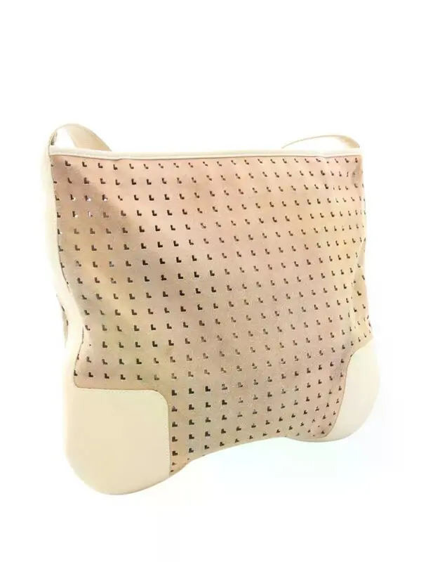 Loewe 2010-2026 Perforated Suede Crossbody Bag