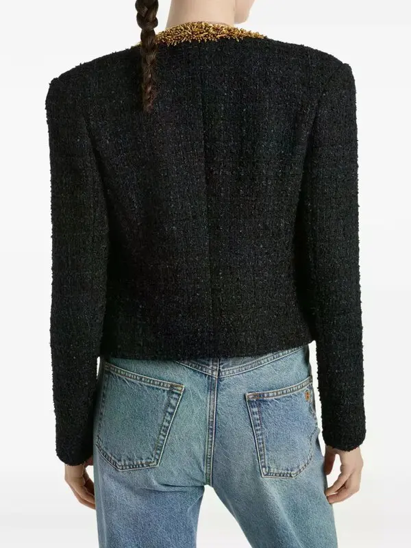 Balmain Embroidered Tweed Jacket