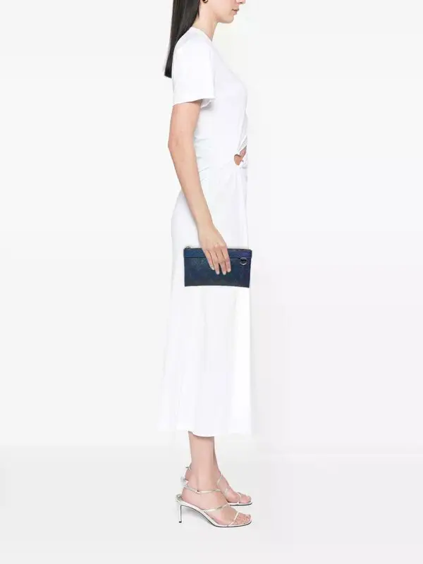 LOUIS VUITTON Monogram Taigarama Pochette Discovery Pm Clutch Bag