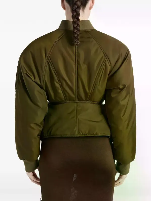 Balmain Nylon Peplum Jacket