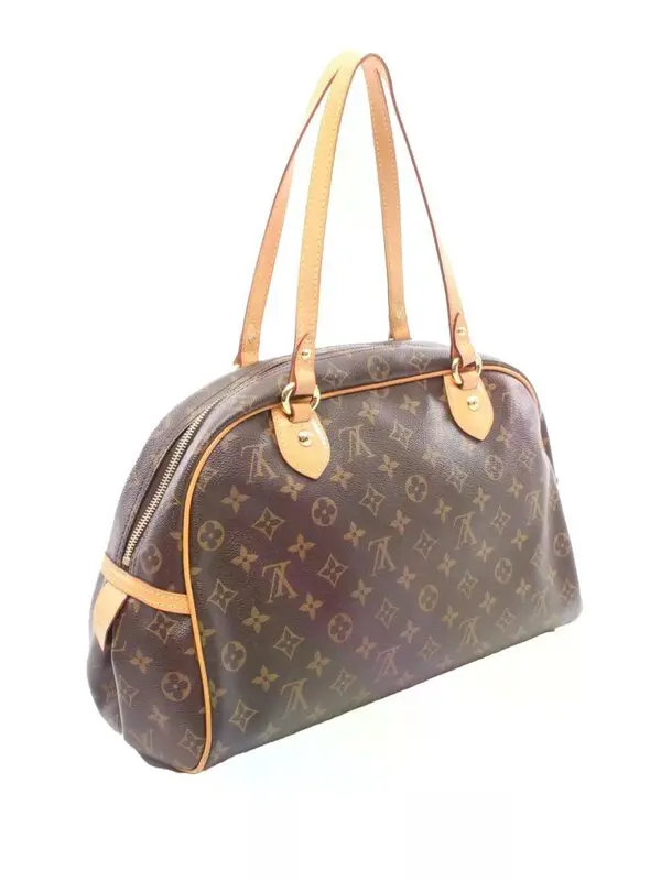 LOUIS VUITTON 2008 Monogram Montorgueil Pm Handbag - Brown