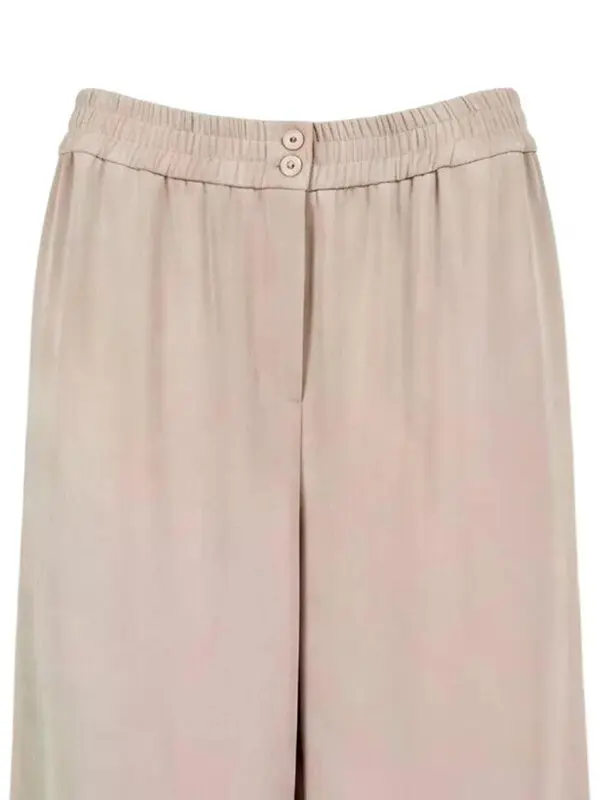 Black Label Wide-leg Trousers - Neutrals
