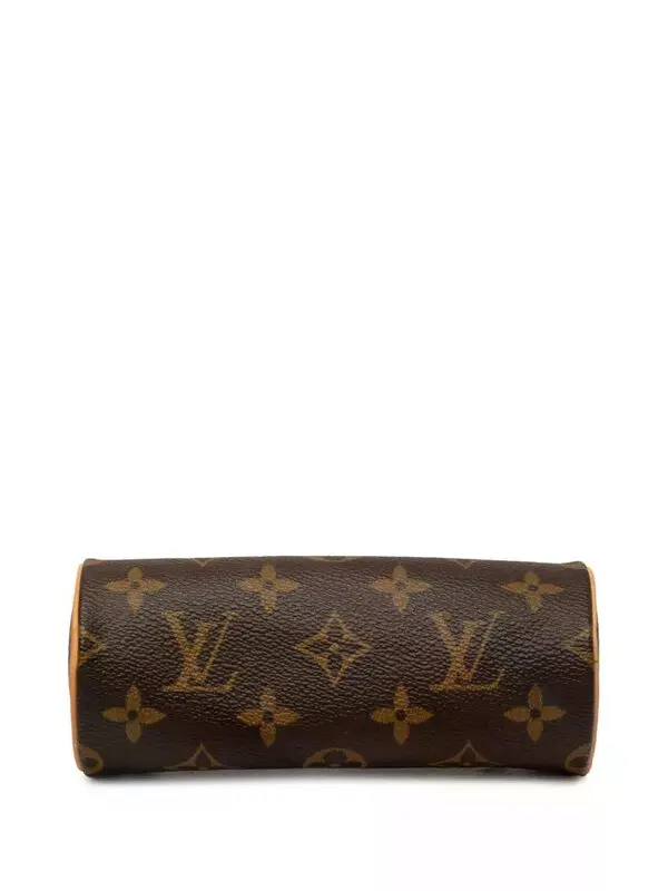 LOUIS VUITTON 1990-2010 Monogram Papillon Pochette Handbag - Brown