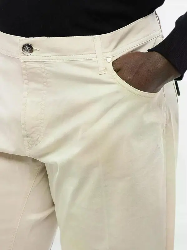 Corneliani Lazise Five-pocket Cotton Trousers