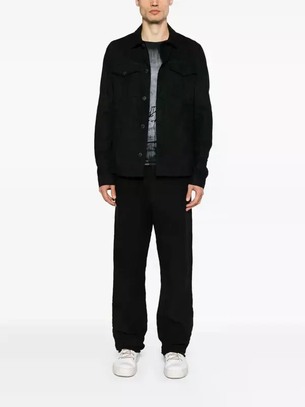 POÈME BOHÉMIEN Mid-rise Drop-crotch Trousers