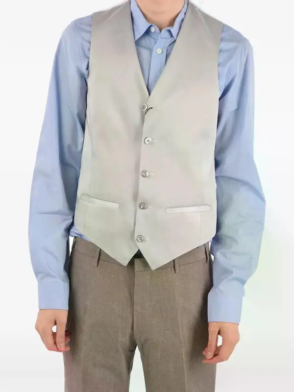 Corneliani Buttoned Waistcoat - Grey
