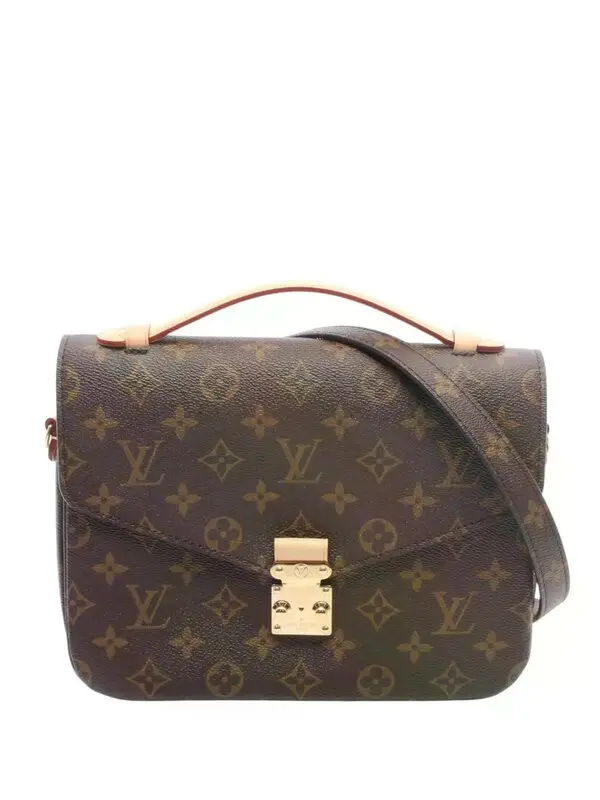 LOUIS VUITTON 2020 Monogram Pochette Metis Satchel - Brown