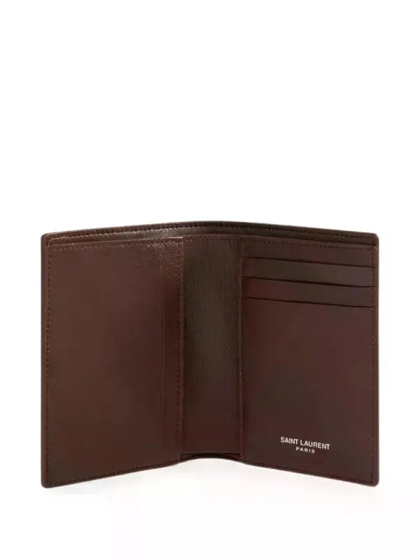 Saint Laurent Logo-plaque Bi-fold Wallet