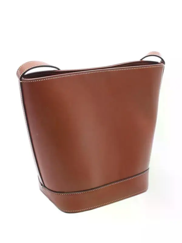 Celine 2000-2026 Small Calfskin Cuir Triomphe Bucket Bag