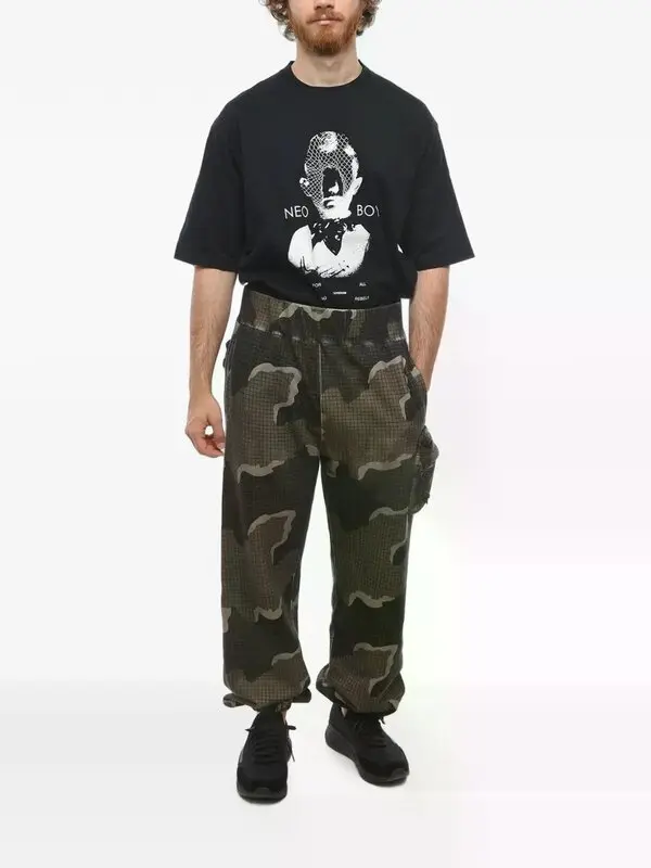 Undercover X Eastpak Camouflage-print Cotton Track Pants