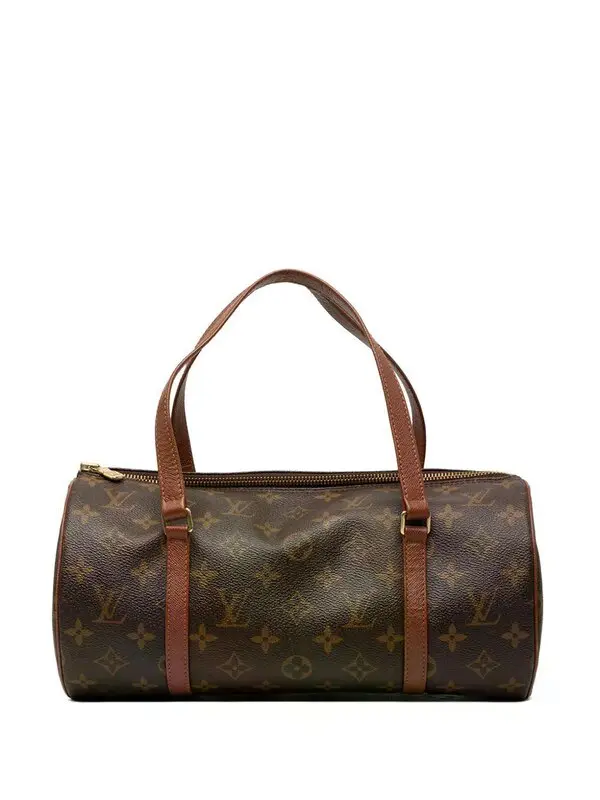 LOUIS VUITTON Monogram Papillon 30 Handbag - Brown