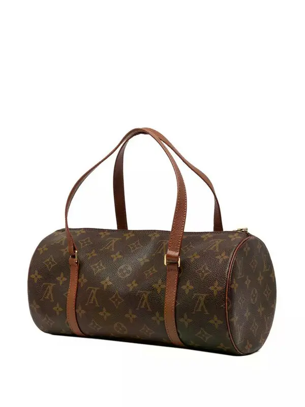 LOUIS VUITTON Monogram Papillon 30 Handbag - Brown