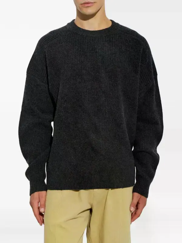 MARANT Ribbed-knit Crew-neck Sweater