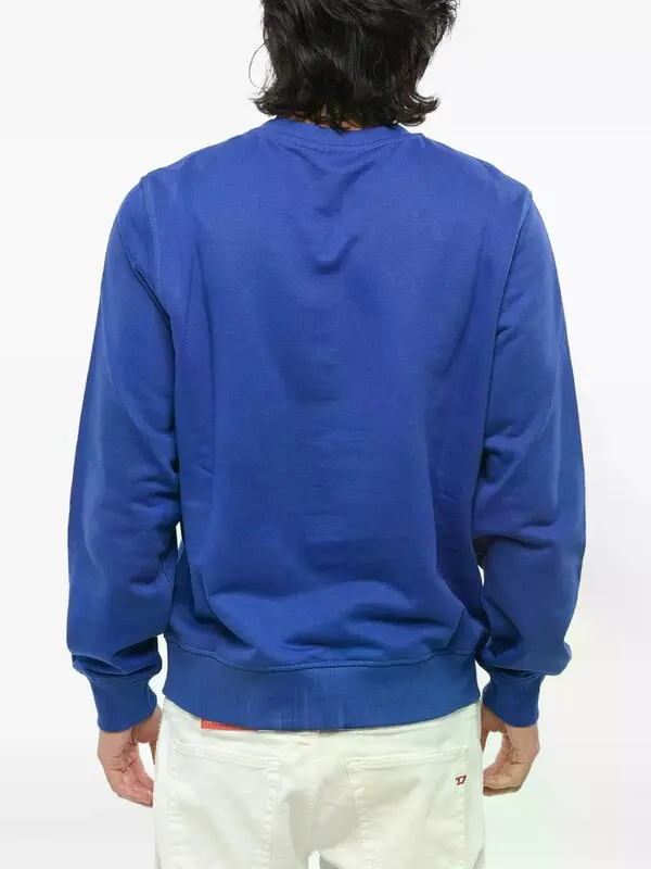 DIESEL® Logo-print Crew-neck Sweatshirt