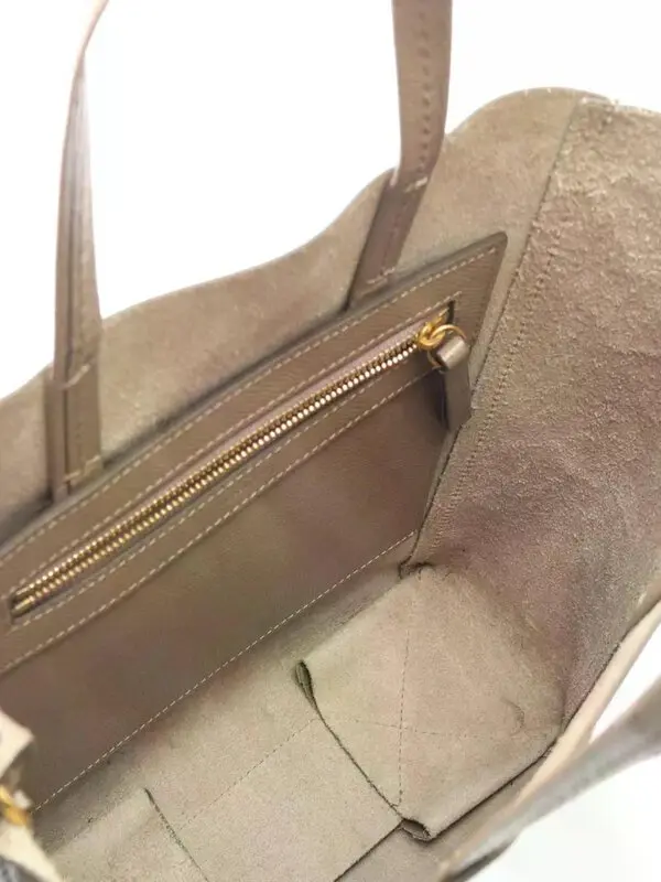 Celine 2000-2026 Small Grained Calfskin Vertical Cabas Satchel