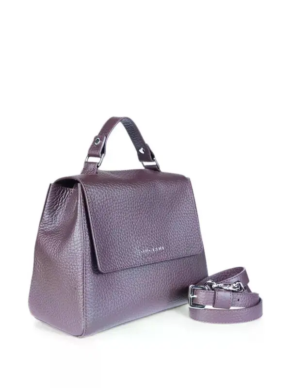 Orciani Sveva Soft Grained Leather Tote Bag