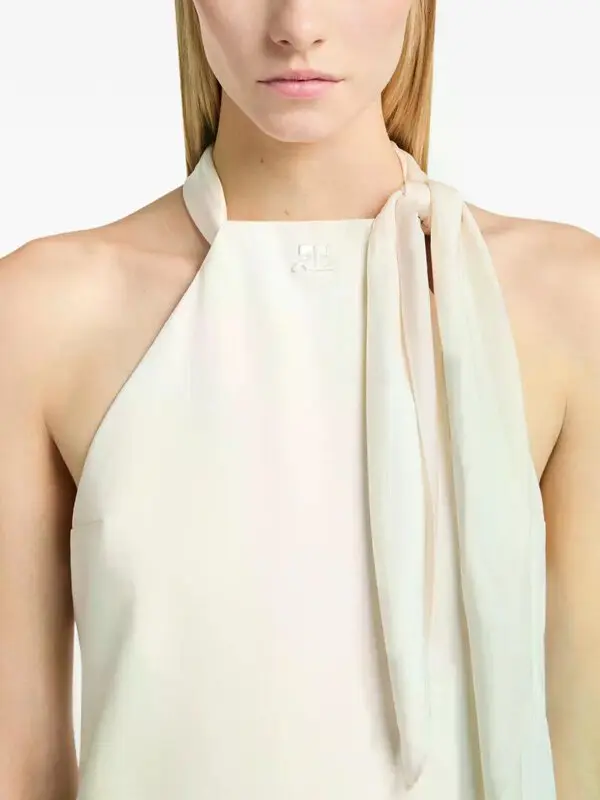 COURREGES Neck-detail Mini Dress