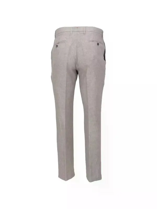 Isaia Pleated Tailored Trousers - Grey