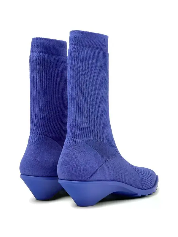 Camper Anna Ribbed Knit Ankle Boots