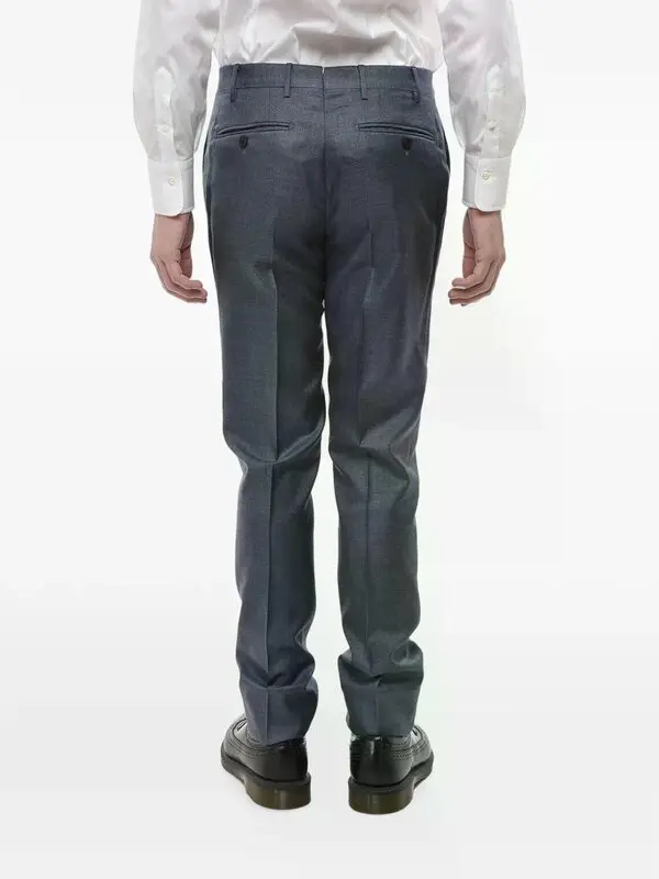 Corneliani Silk-blend Belt-loop Trousers