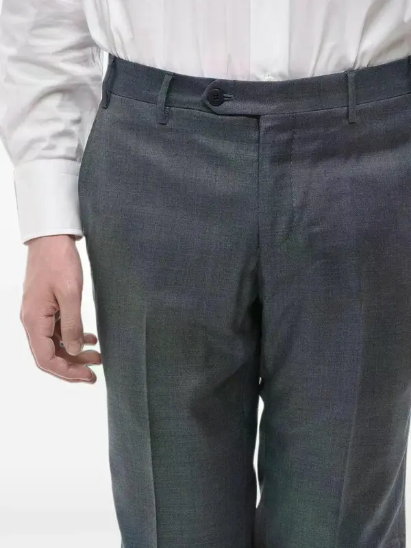 Corneliani Silk-blend Belt-loop Trousers