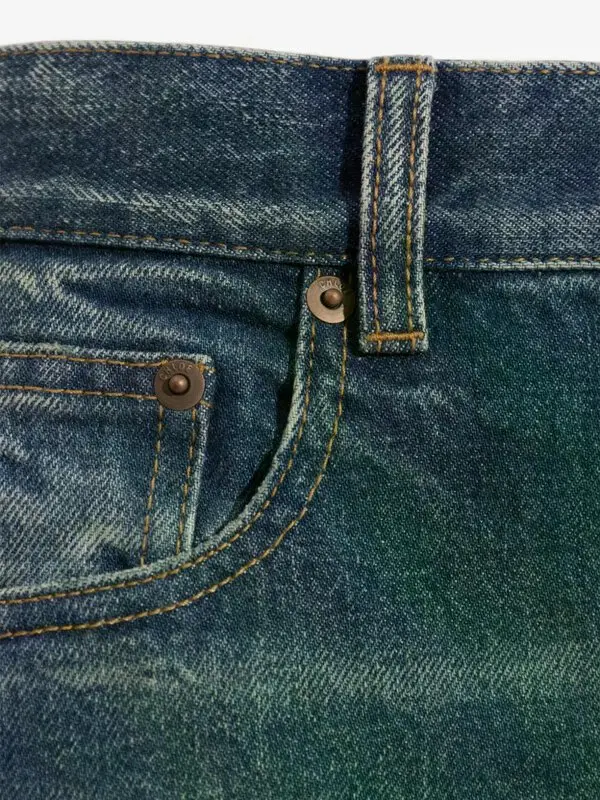 Chloé Frayed-hem Jeans