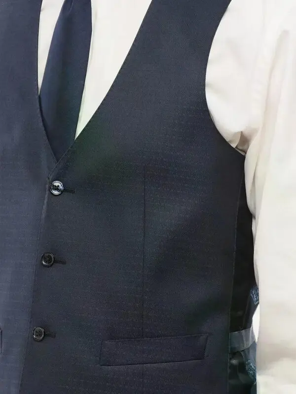 Corneliani Academy Geometric-pattern Waistcoat