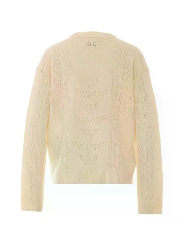 Zadig&Voltaire Markuz Pointelle-knit Sweater - Neutrals
