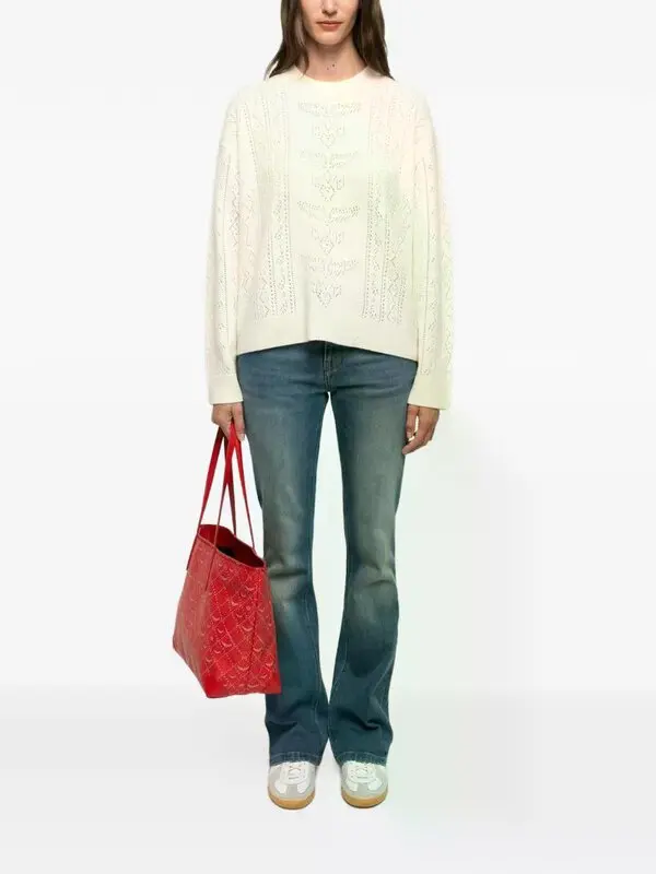 Zadig&Voltaire Markuz Pointelle Knit Sweater