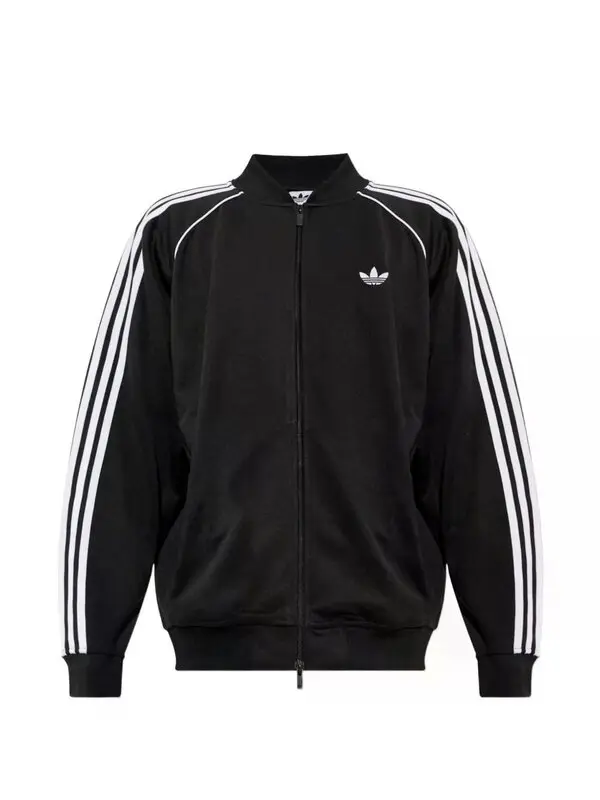 Adidas Logo-embroidered Sweatshirt - Black