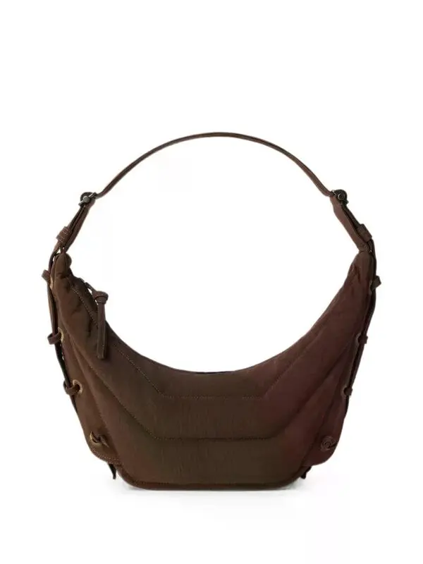 LEMAIRE Small Soft Game Bag In Nylon Canvas - Brown