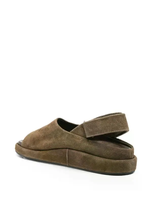 SERGIO MORETTI FIRENZE Suede Slingback Sandals