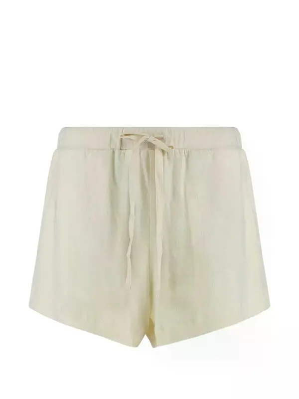 The Great. The Delta Drawstring Cotton Shorts