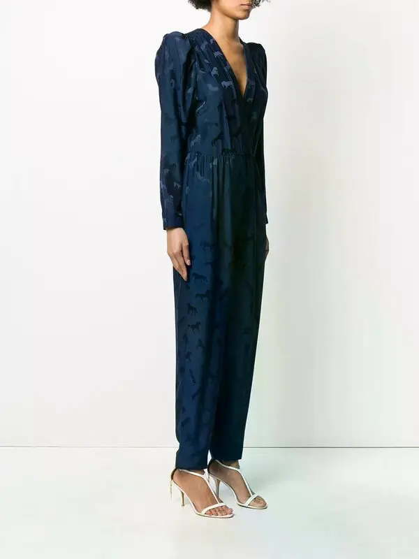 Stella McCartney Horse Jacquard Deep-v Jumpsuit