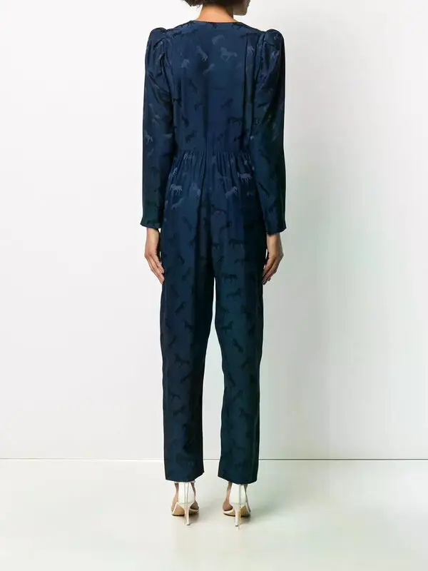 Stella McCartney Horse Jacquard Deep-v Jumpsuit