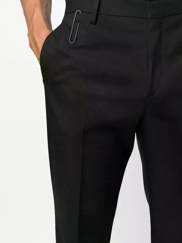 Off-White Paper Clip Slim-cut Trousers