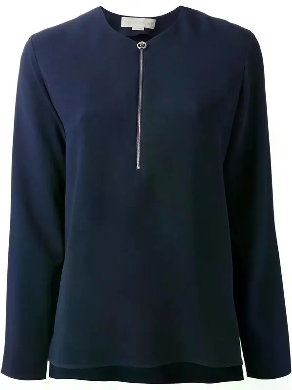 Stella McCartney Zip Fastening Blouse - Blue