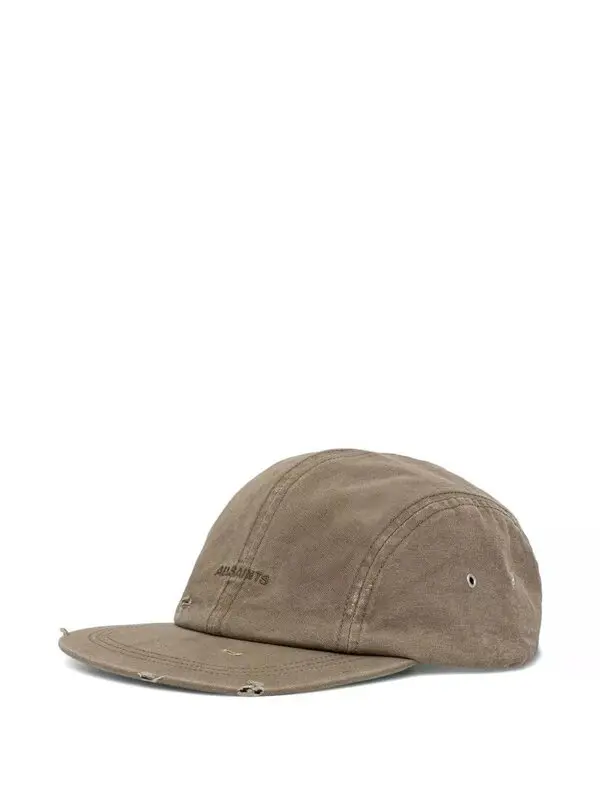 ALLSAINTS Jesse Distressed Baseball Cap - Brown