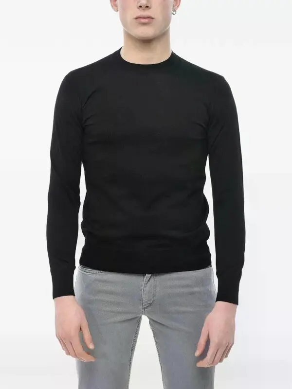 PAOLO PECORA Crew-neck Sweater - Black