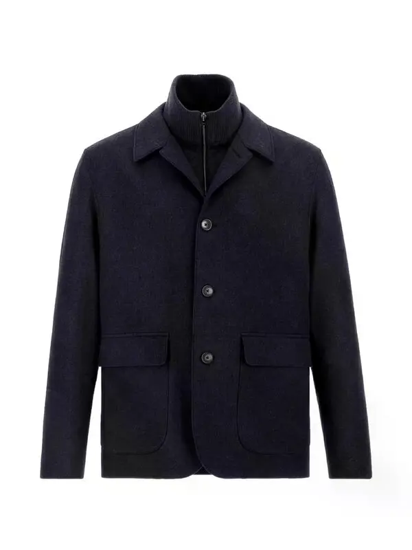 Herno Single-breasted Blazer - Blue