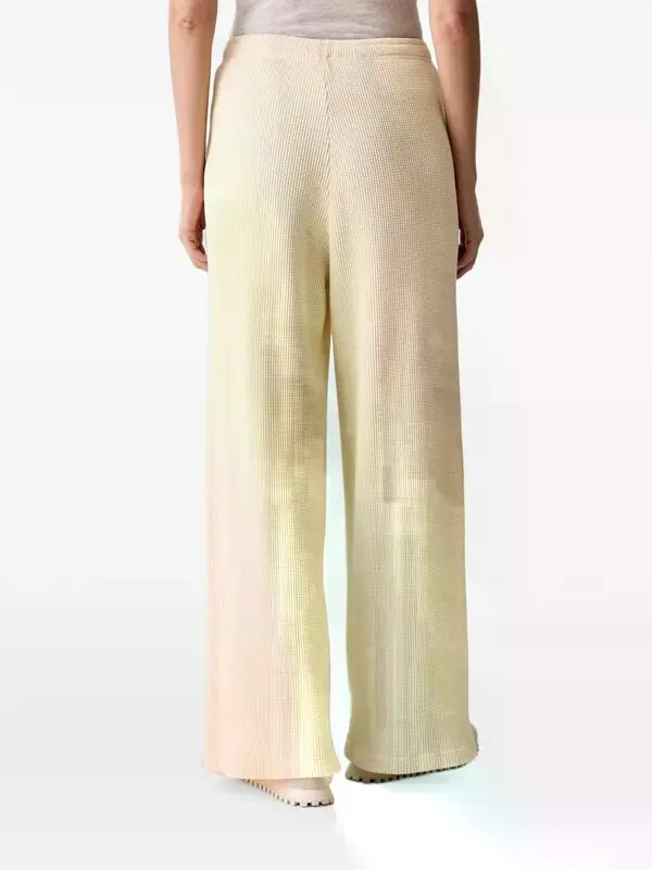 American Vintage Waffle Knit Wide-leg Trousers