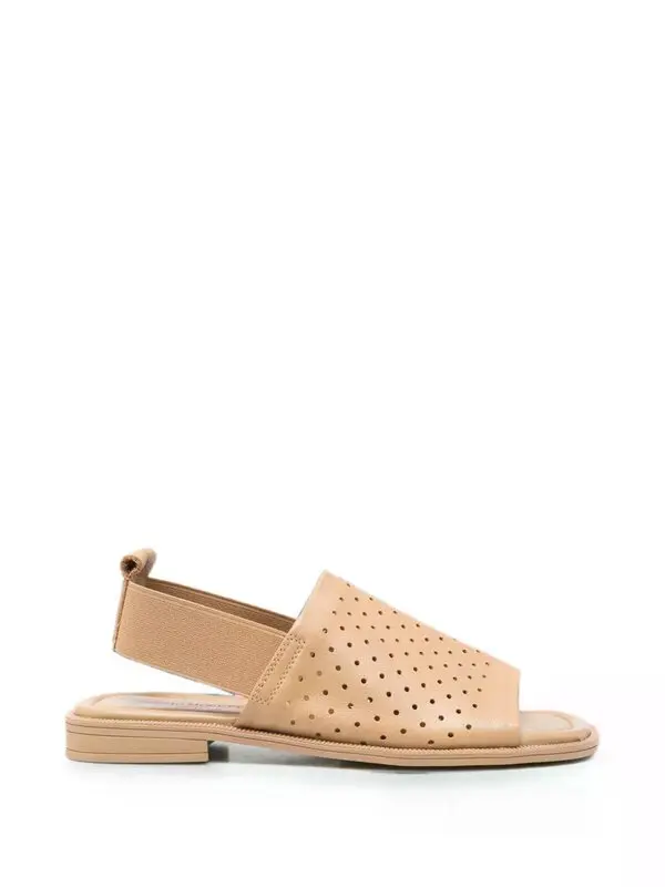 SERGIO MORETTI FIRENZE Perforated Slingback Sandals