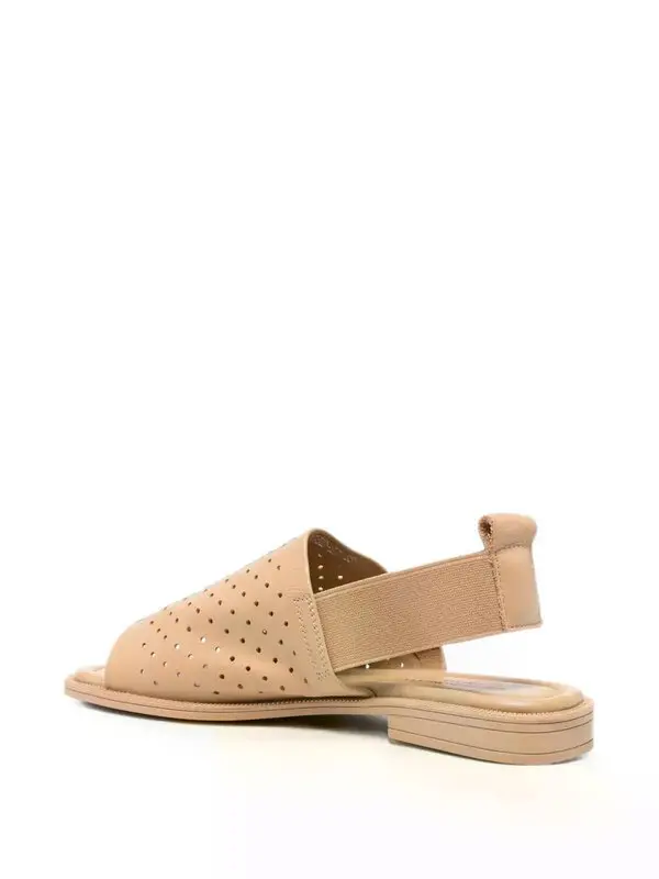 SERGIO MORETTI FIRENZE Perforated Slingback Sandals